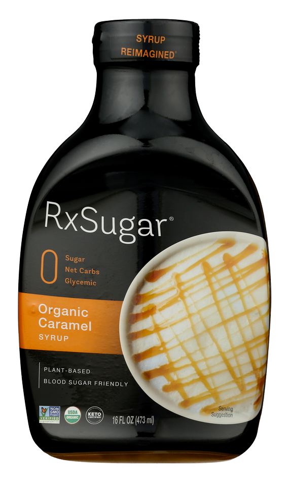 RxSugar® Organic Caramel Syrup 16 fl oz – Raden Wellness