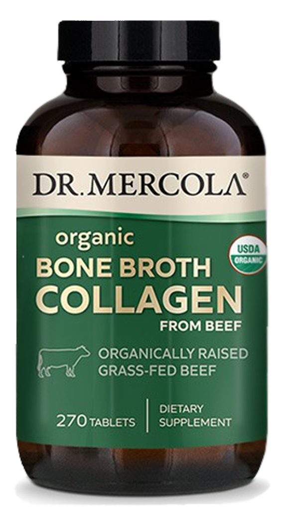 Organic Collagen from Grass Fed Beef Bone Broth 270 Tablets – Raden ...